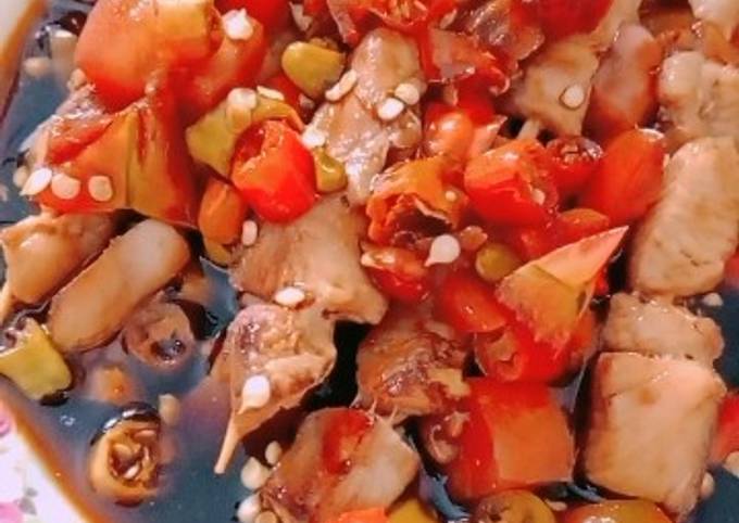 Resep Sate Ayam saus asam pedas manis oleh Pawarang Geulis - Cookpad
