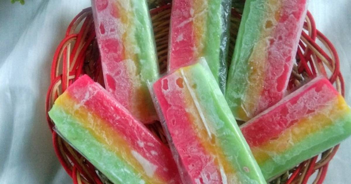 Resep Es Gabus Pelangi oleh Niar Arifuddin - Cookpad