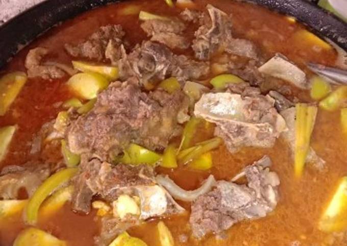 Resep 3. asam pedas tulang sapi simpel oleh Nia Sari Hamzah - Cookpad
