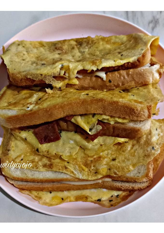 Resep Roti Bakar Smoked Beef Teflon oleh Widya Jojo - Cookpad