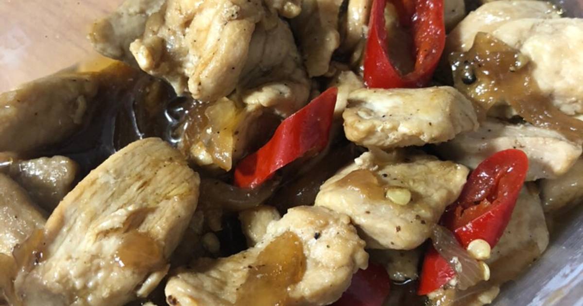 Resep Ayam Saus Lada Hitam oleh Bellaria - Cookpad