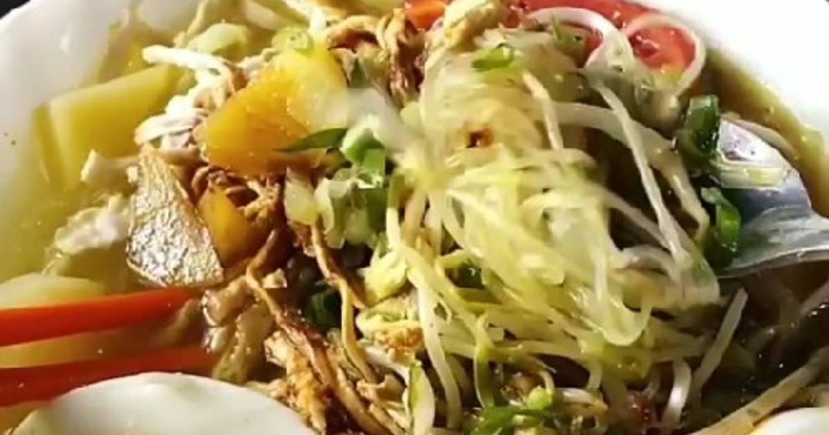 Resep Soto Ayam simple oleh Agnes Silvia - Cookpad
