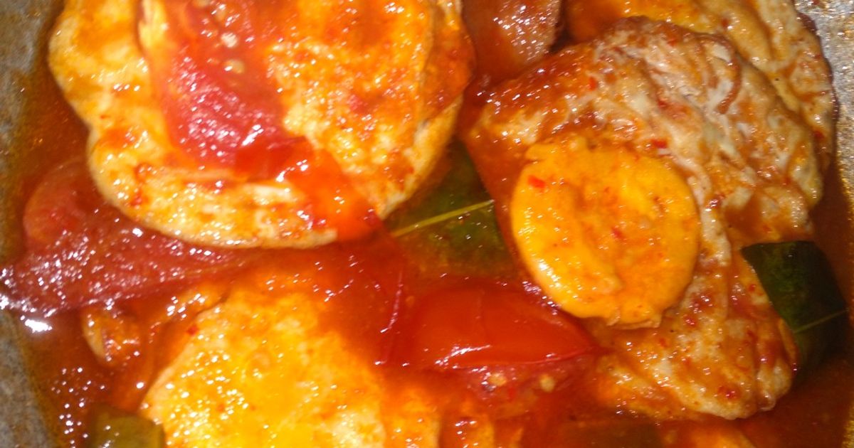 Resep telor balado saos rumahan enak dan mudah - Cookpad