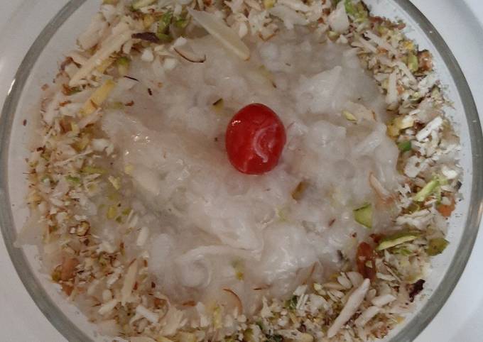 Vegan Sago Porridge Recipe by Ila Palan - Cookpad