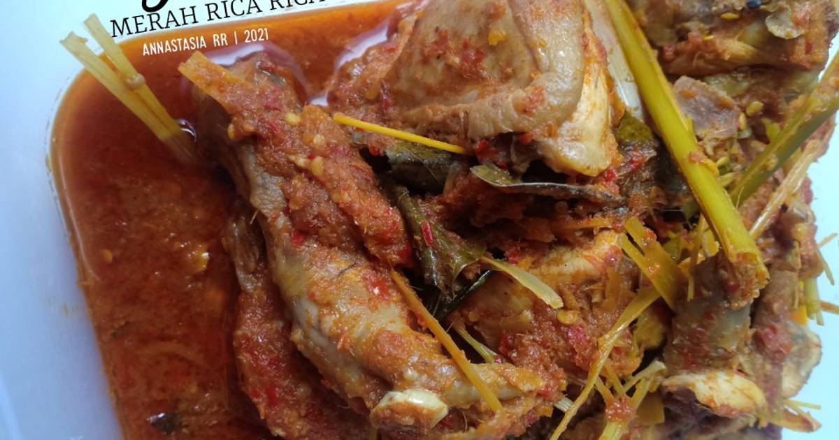 21 resep ayam merah rica rica enak dan mudah - Cookpad