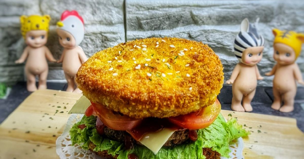 Resep Burgushi (Burger Nasi) 😆 oleh Rence - Cookpad