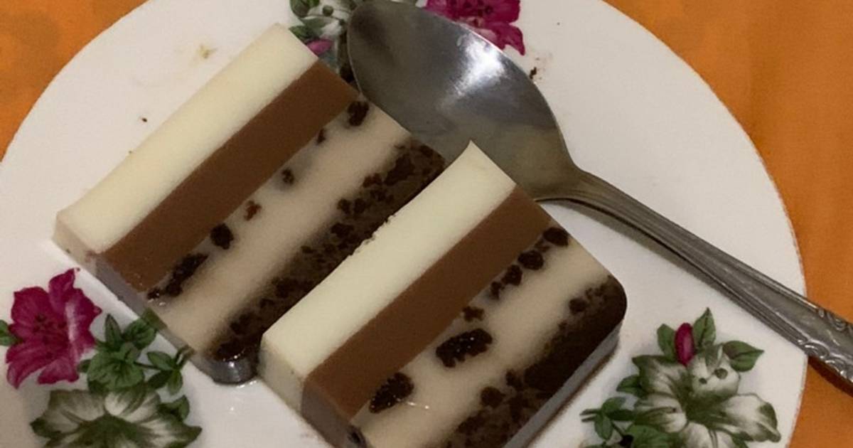 Resep Milky Pudding Oreo Milo 3 layer oleh Muhammad Yunus - Cookpad