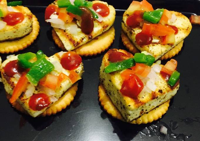 Cottage cheese Monaco bites Recipe by Sojar Pawar - Cookpad