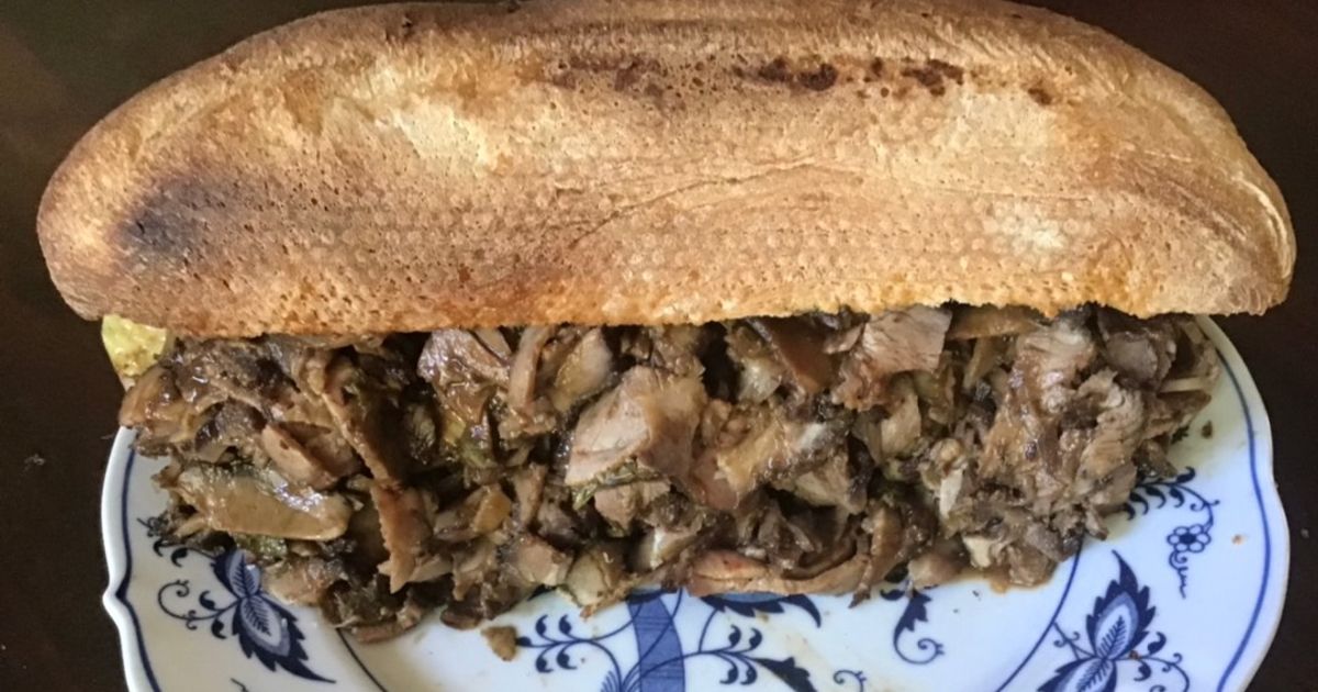 California Farm Barbecued Lamb Sandwiches Recipe by Hobby Horseman