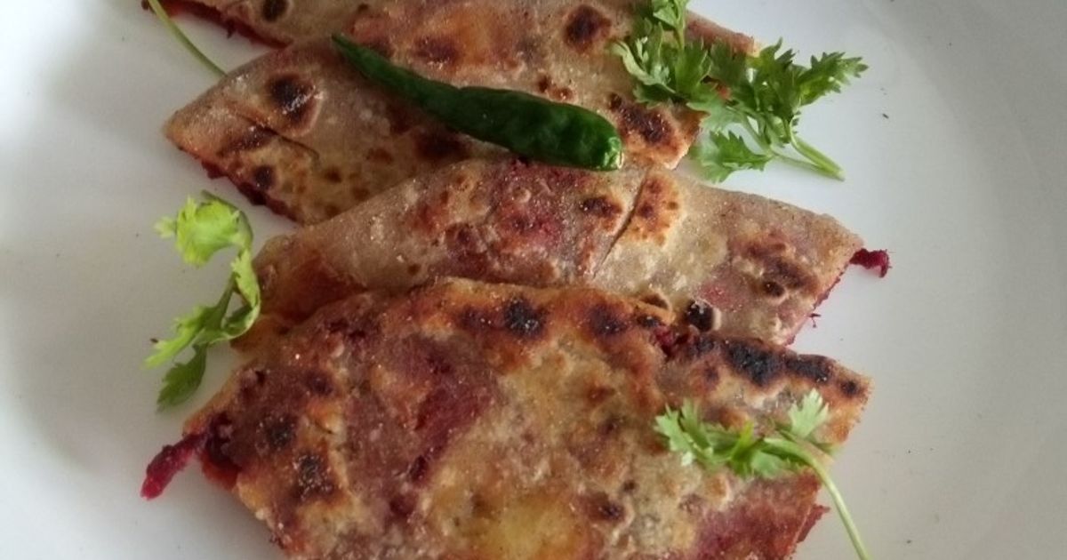 Beetroot Paratha Recipe by Epseeta Panigrahi - Cookpad