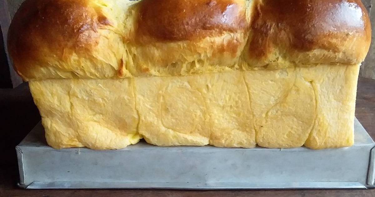 Resep Pumpkin Loaf Bread (Roti Tawar Labu Kuning) oleh Nur Endah - Cookpad