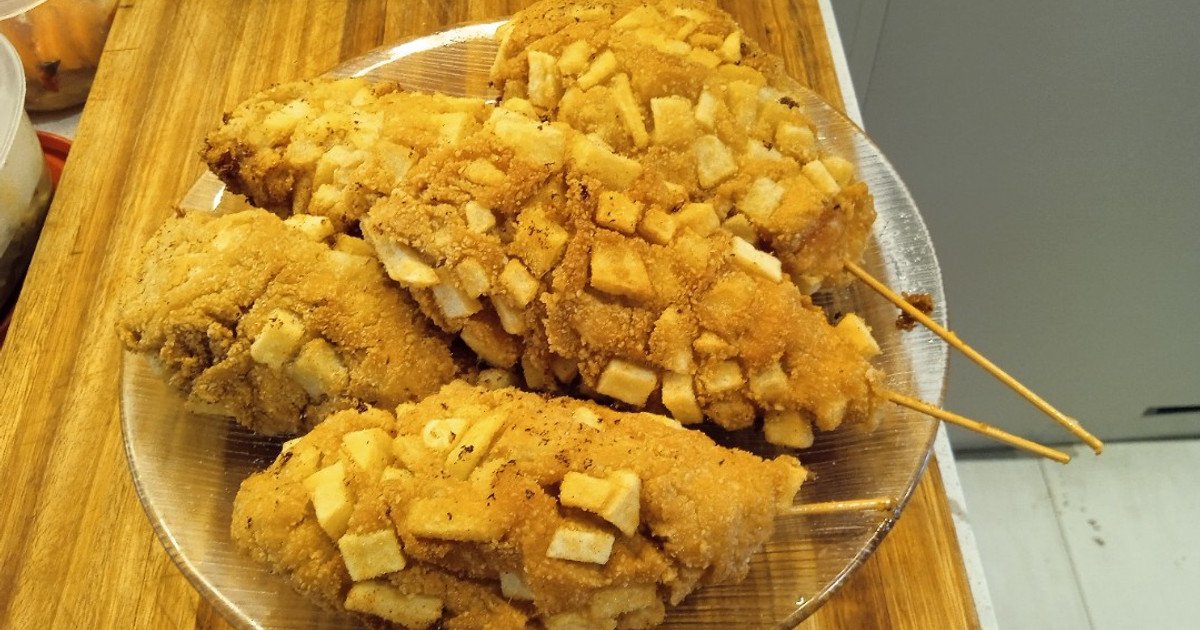 Corn Dogs Coreanos Receta de 🤍Criis Romero👩🏼‍🍳- Cookpad