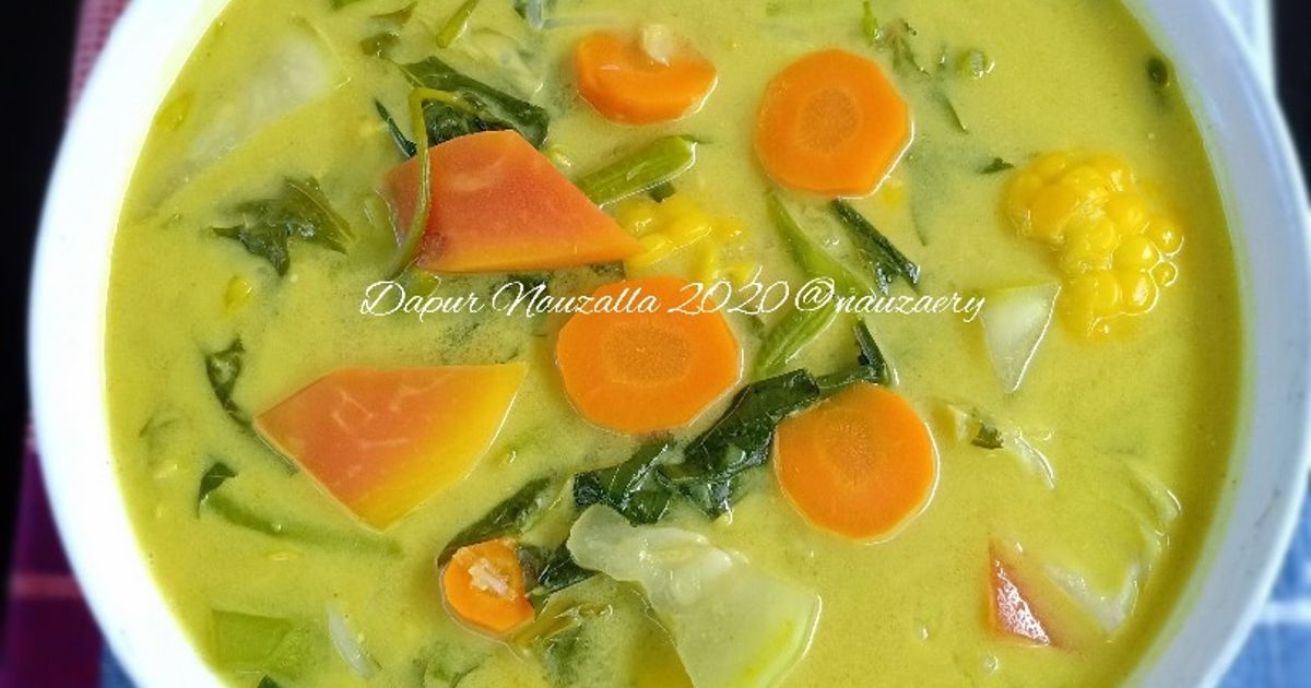 Resep Kuah Lemak Sayur Campur oleh Nauzaery Setyo - Cookpad