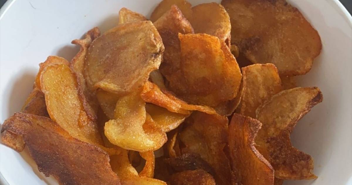 Σπιτικά πατατάκια με πάπρικα συνταγή από τον/την Γεωργία Θ. - Cookpad