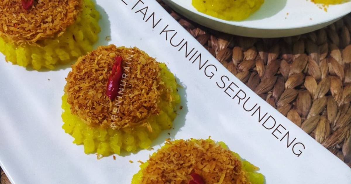 697 resep ketan kuning kelapa parut enak dan mudah - Cookpad
