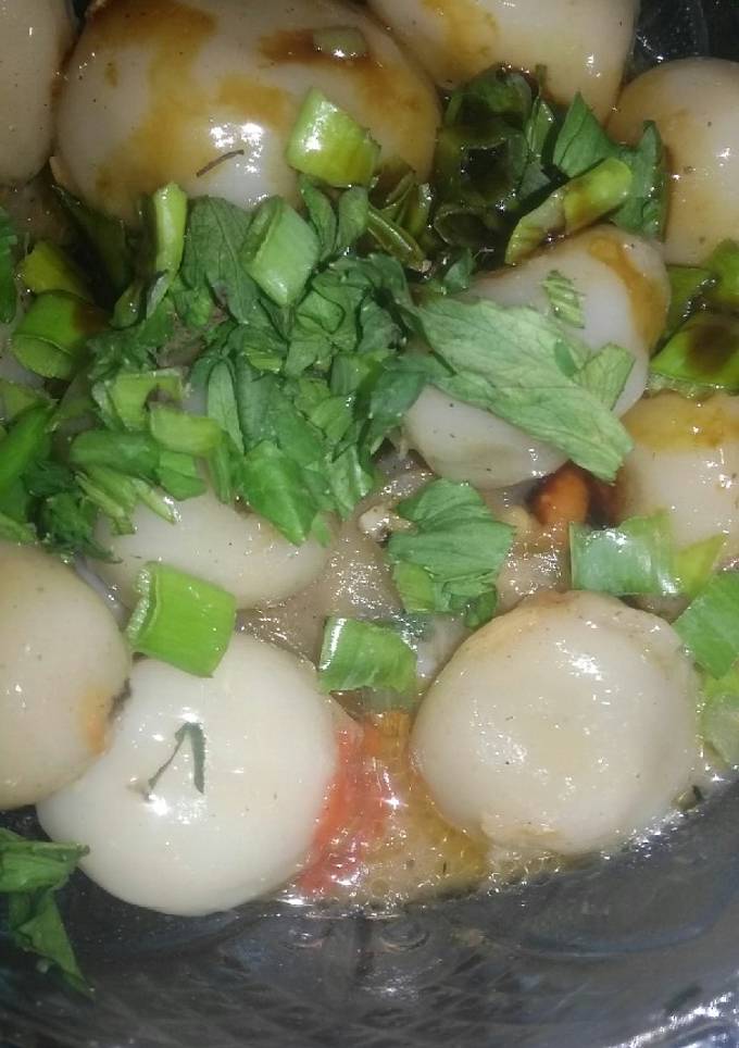 Resep Baso aci pedas simpel rice cooker oleh Nauna Firman - Cookpad