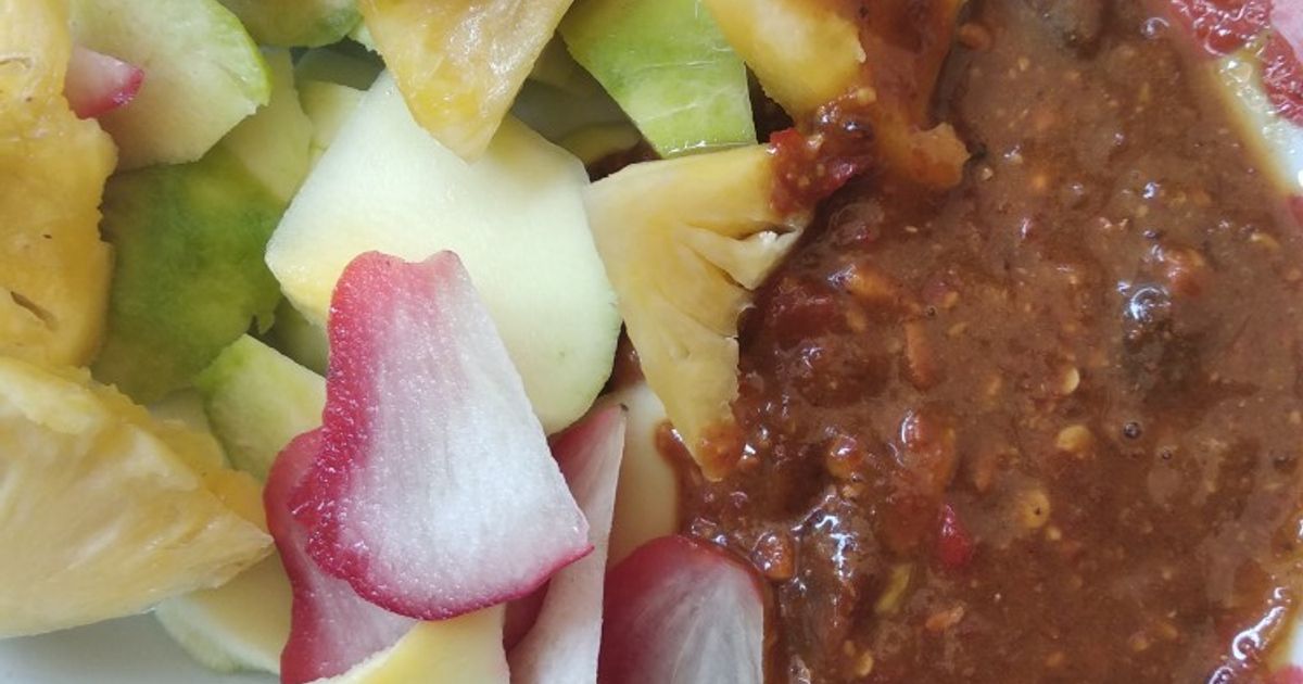Resep Rujak Colek oleh Wiwik Indriana - Cookpad