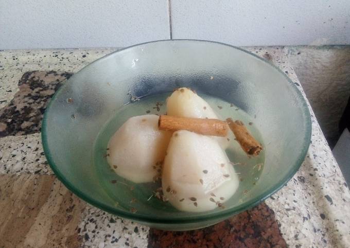 Compota de peras 🍐 Receta de Cecilia Virlee- Cookpad