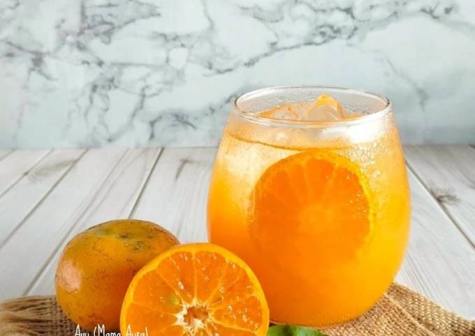 Resep Es Jeruk oleh Ayu (Mama Aura) - Cookpad