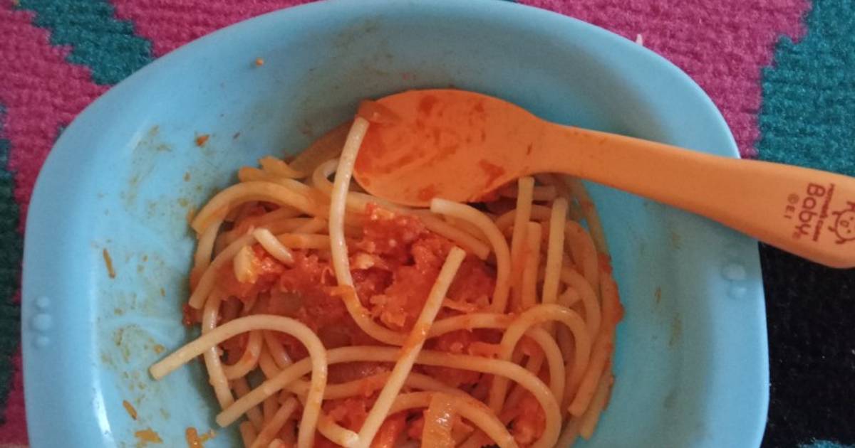 Resep Spaghetti bolognese for kids oleh Azizah Fitriani - Cookpad