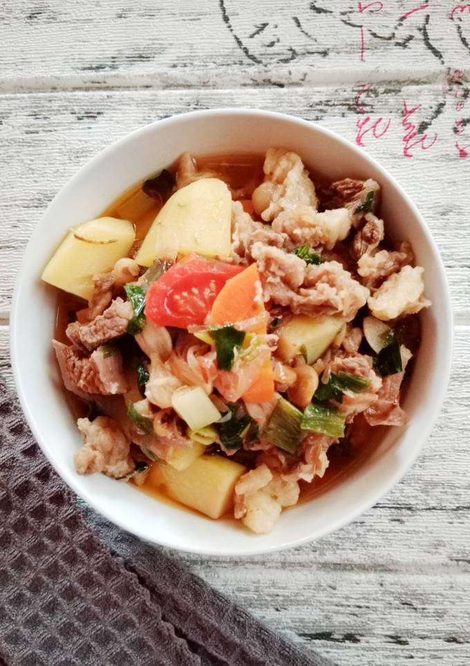 Resep Sup Daging Sapi Resep Mertua Mbak Nida oleh KasMira - Cookpad
