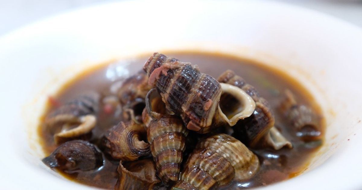 Sauté Snail Shell In Tauchu Sauce Recipe by Cindy C.R.