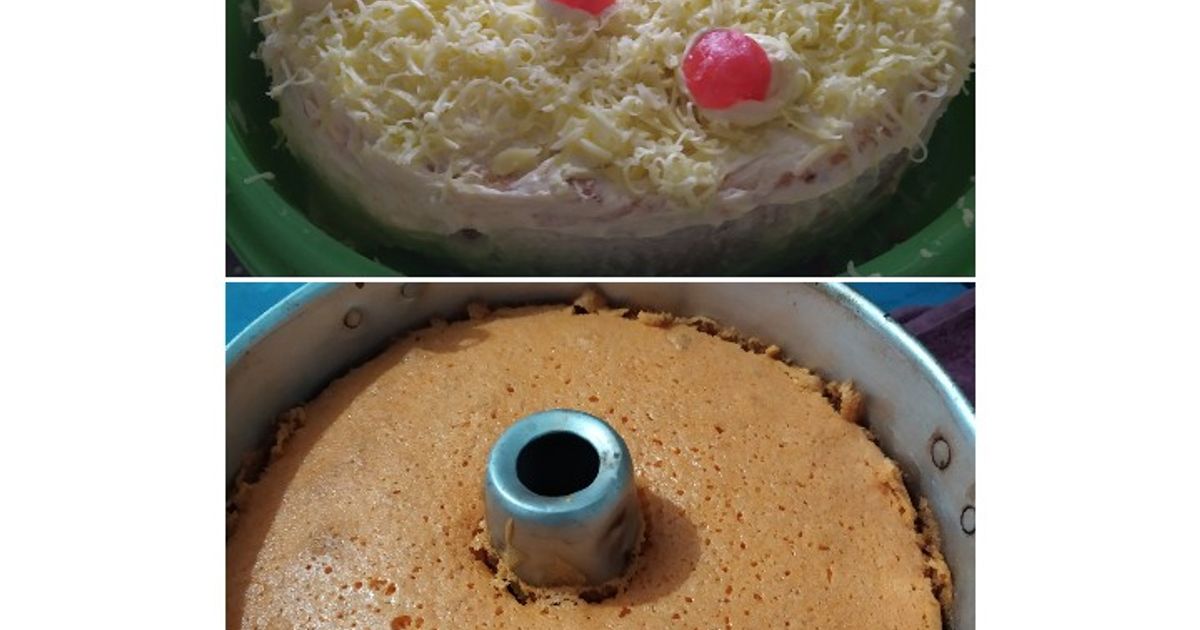 Resep Cake Jeruk Untuk Tart Ulang Tahun Anti Gagal oleh E.Y.Ika.M - Cookpad