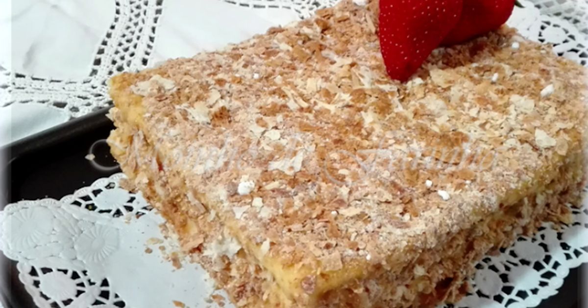 Bolo Napoleão (Russo) Receita por Gy Cruz - Cookpad
