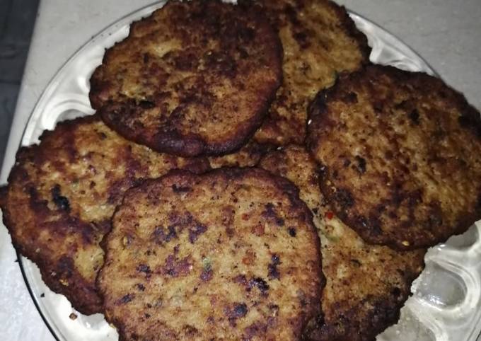 Chicken Chapli Kabab Recipe by Sumaira Nadeem - Cookpad