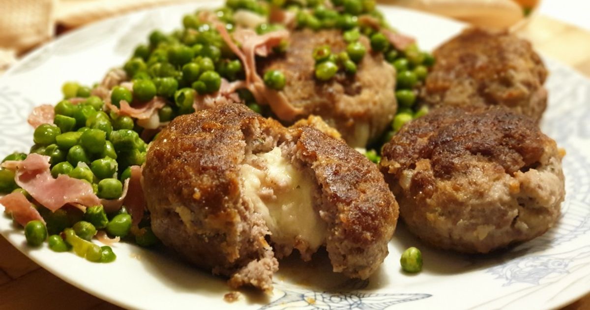 Ricetta Polpette Di Carne Ripiene Con Mozzarella Senza Uova di Anna ...