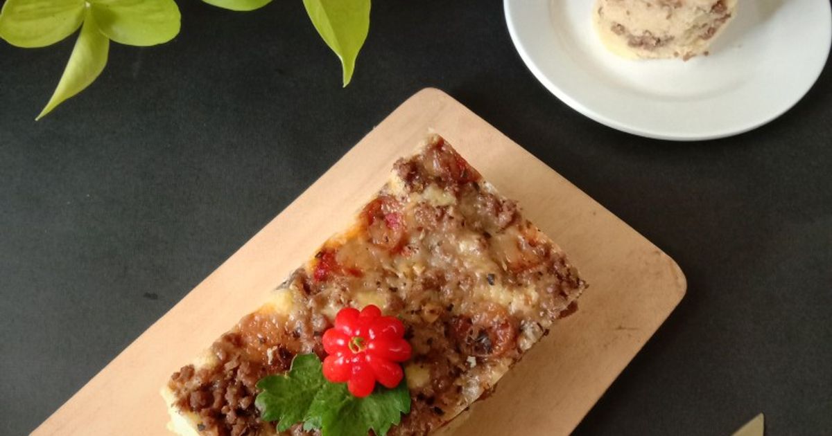 Resep Meat Steam Cake oleh Mami Kenzie - Cookpad