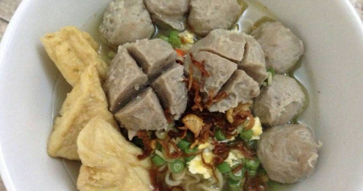 Resep Bakso sapi ayam sukses oleh raheema - Cookpad