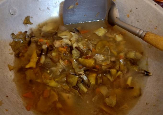 Resep Uyah asem ontong / jantung pisang oleh romi alfianto - Cookpad