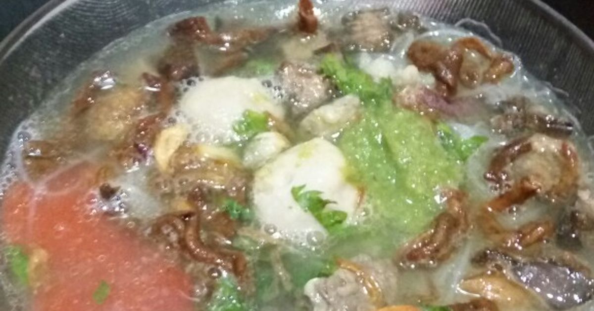 Resep Mie Sop Bakso+Rempelo Ayam+Daging Cincang Alakadarnya oleh ...