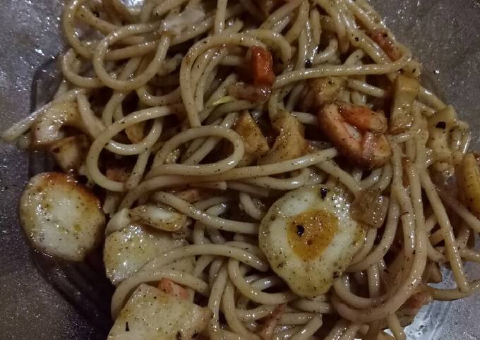 Resep Pasta Suki Lada Hitam oleh Melan - Cookpad