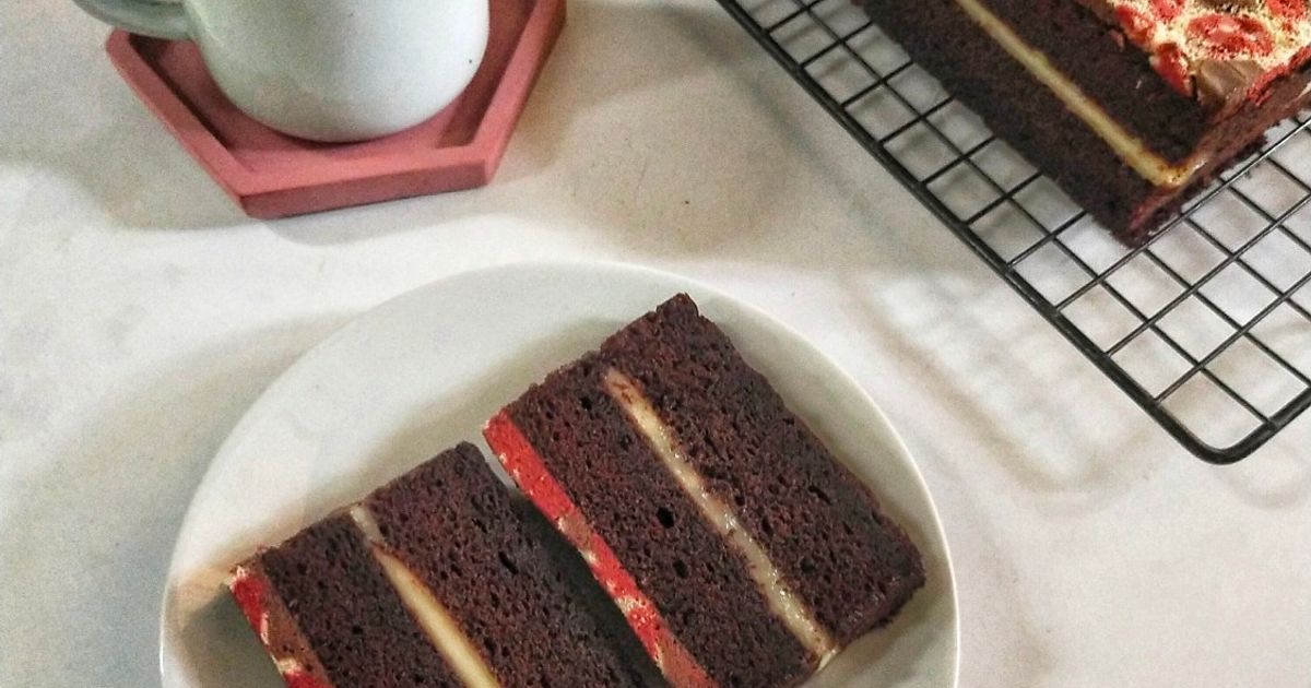 Resep 894. Brownies Batik Keju Lumer (Dengan Tepung Ketan Putih) oleh ...