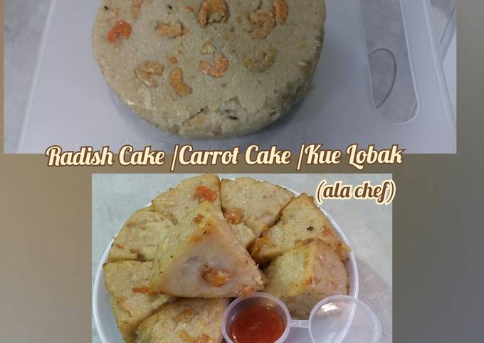 Resep Radish Cake /Carrot Cake /Kue Lobak (ala chef) oleh Ala Chef ...