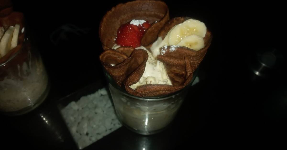Crepas con helado - 27 recetas caseras- Cookpad