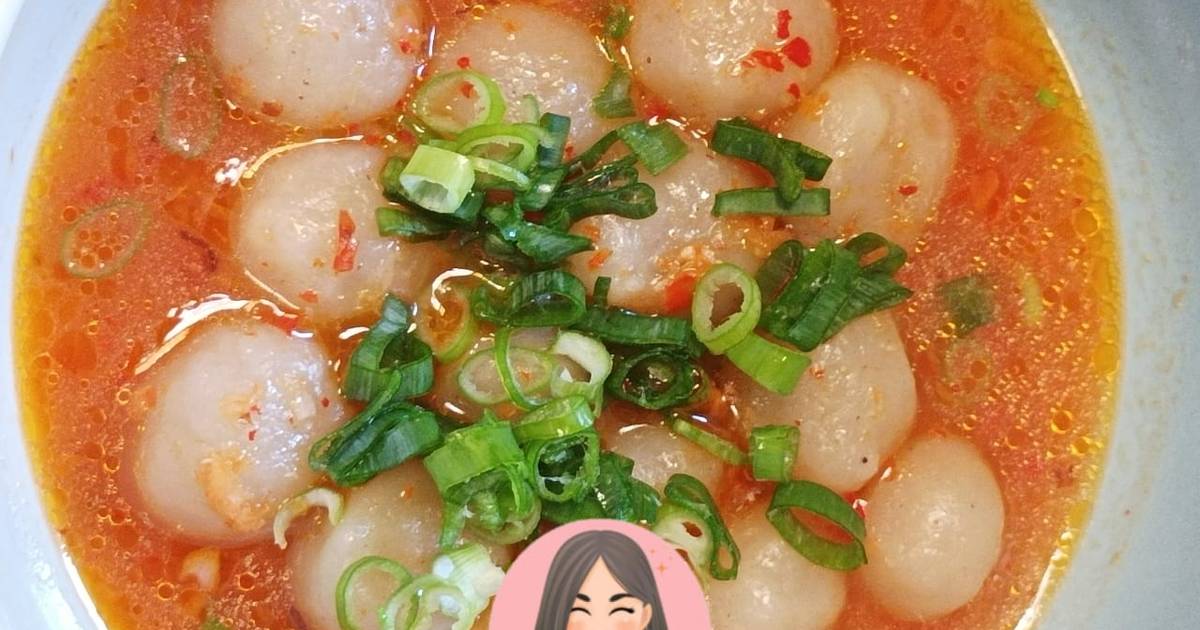Resep Cilok goang kuah pedas huh hah oleh mamikuhoki - Cookpad