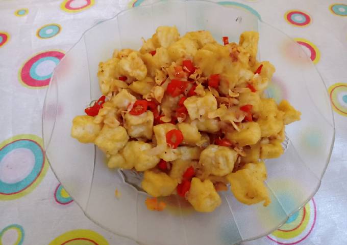 Resep Tahu Cabai Garam Pedas oleh Febrinia - Cookpad