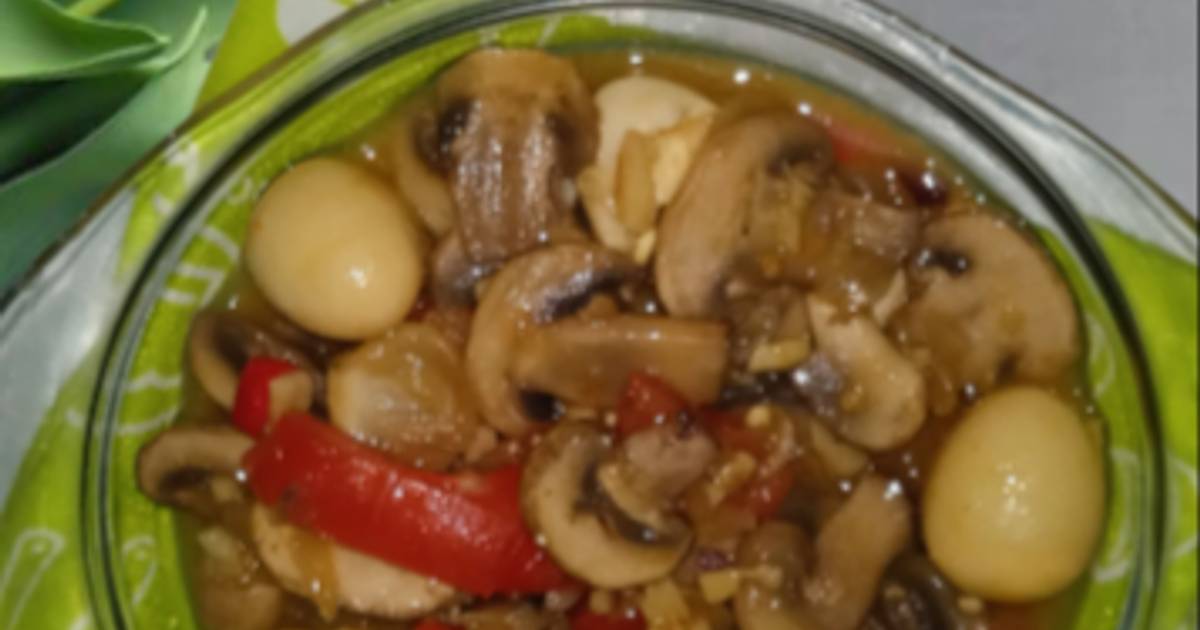 61 resep jamur telur puyuh saos tiram enak dan mudah - Cookpad
