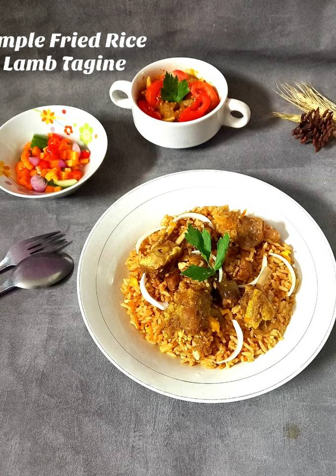Resep Simple Fried Rice Lamb Tagine oleh Gita Rahayu - Cookpad