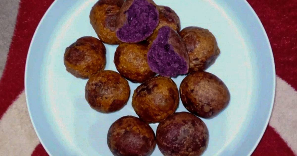 1.142 resep bola bola ubi ungu enak dan mudah - Cookpad