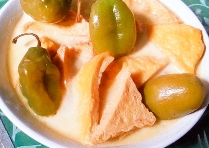Resep Sayur lodeh tahu cabe gendot oleh Bunda Syahira - Cookpad