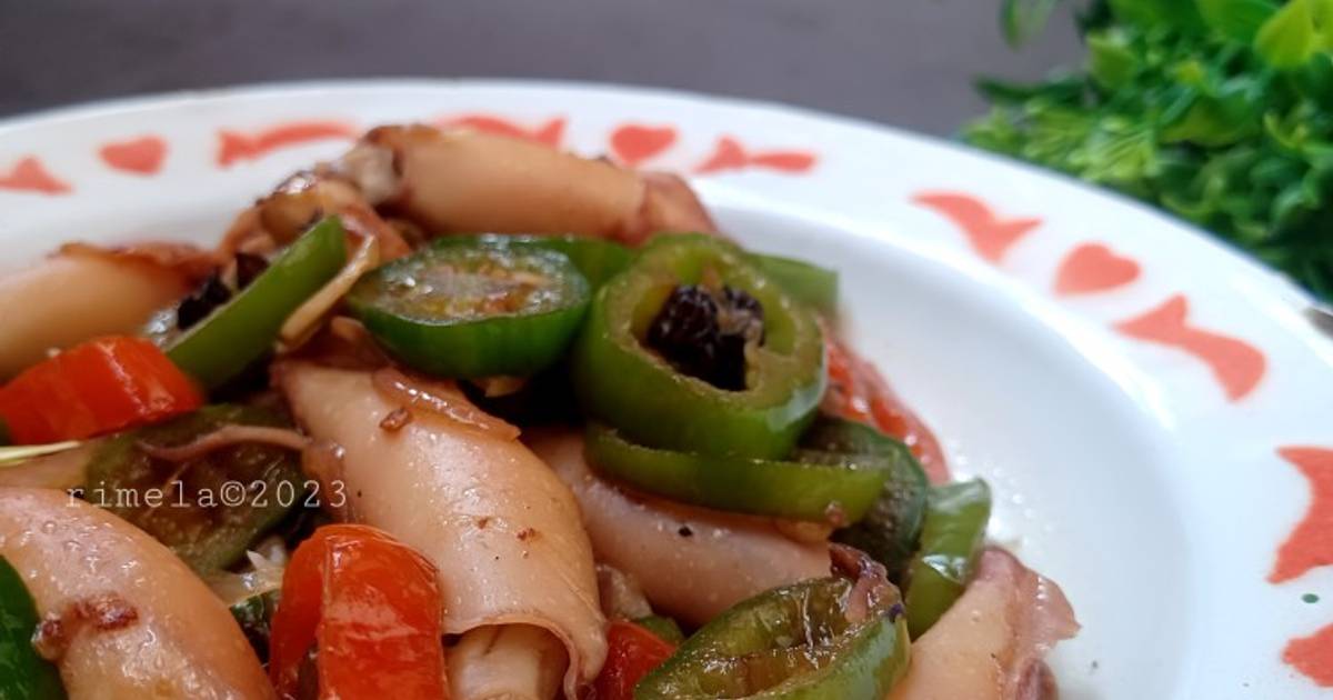 Resep Tumis Cumi Asin Cabe Gendot oleh Rika Meila Puspita - Cookpad