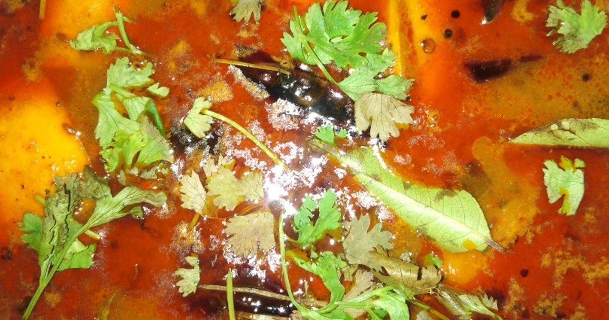 மாம்பழ வெந்தய குழம்பு (Or) புளி குழம்பு (Maambala Venthaya Kulambu ...