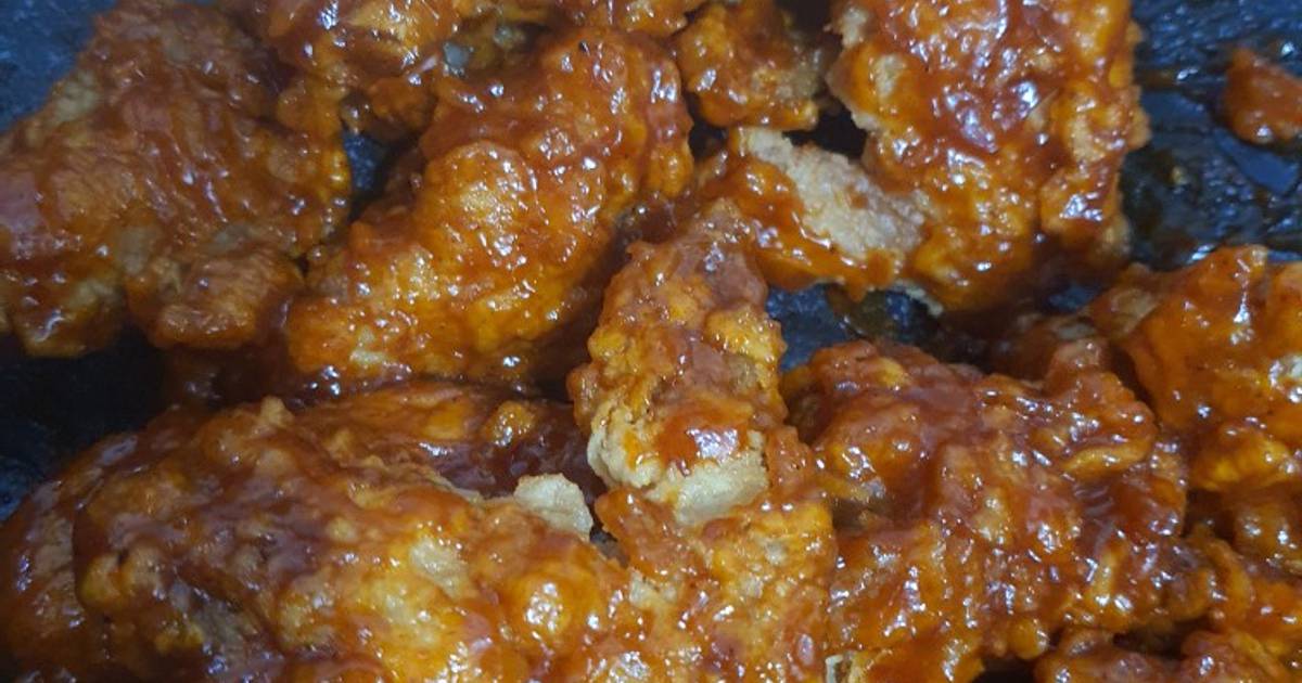 Resep Ayam saus BBQ ala Richeese oleh Dapur Alea - Cookpad