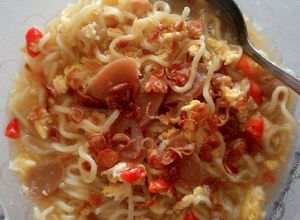 Resep mie kuah pedas burung dara rumahan enak dan mudah - Cookpad