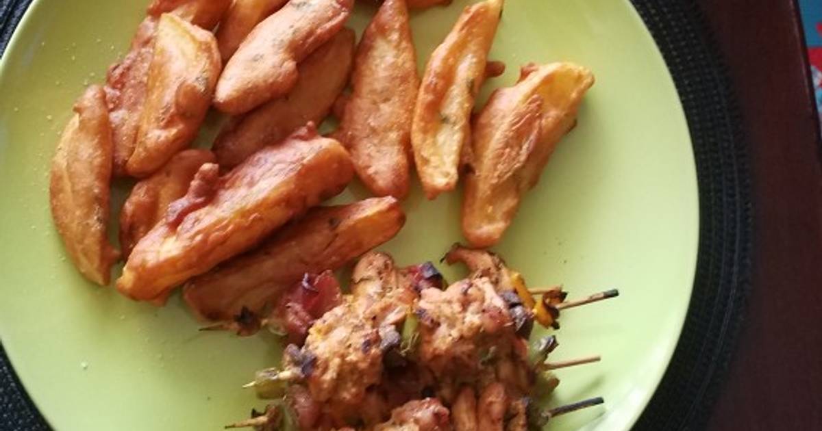 Chicken mshikaki and potatoes Recipe by Eva Diva - Cookpad