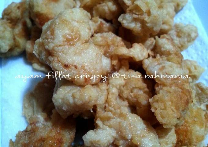 Resep Ayam Fillet Crispy oleh Tika Rahmania - Cookpad